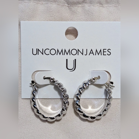 Uncommon James | Jewelry | Uncommon James Forever Hoops Silver | Poshmark